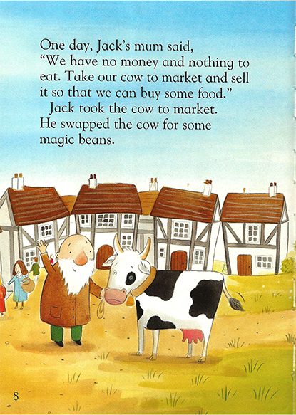 Learning is Fun. FIRST READERS-JACK & THE BEANSTALK