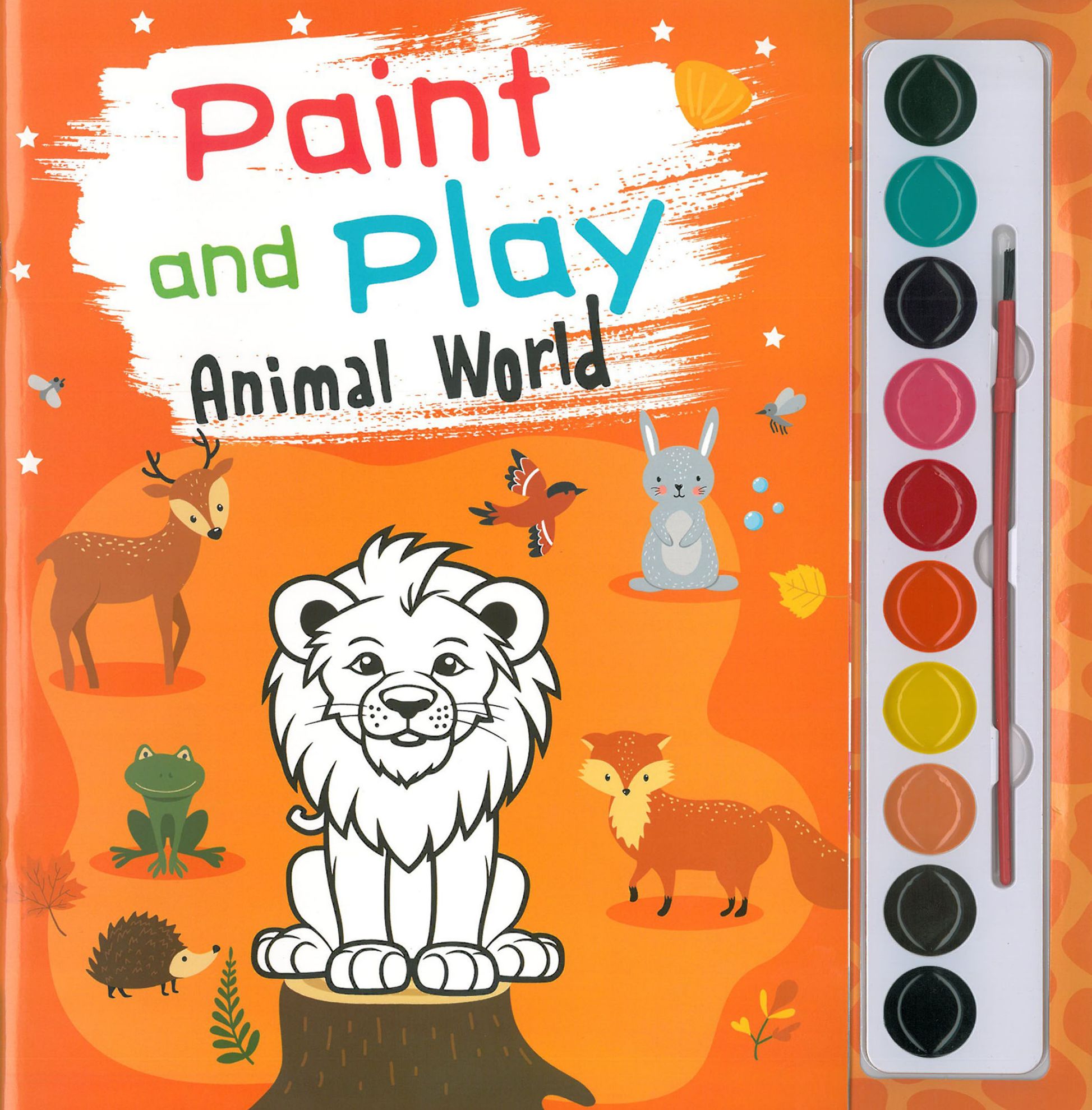 Learning is Fun. PAINT AND PLAY ANIMAL WORLD
